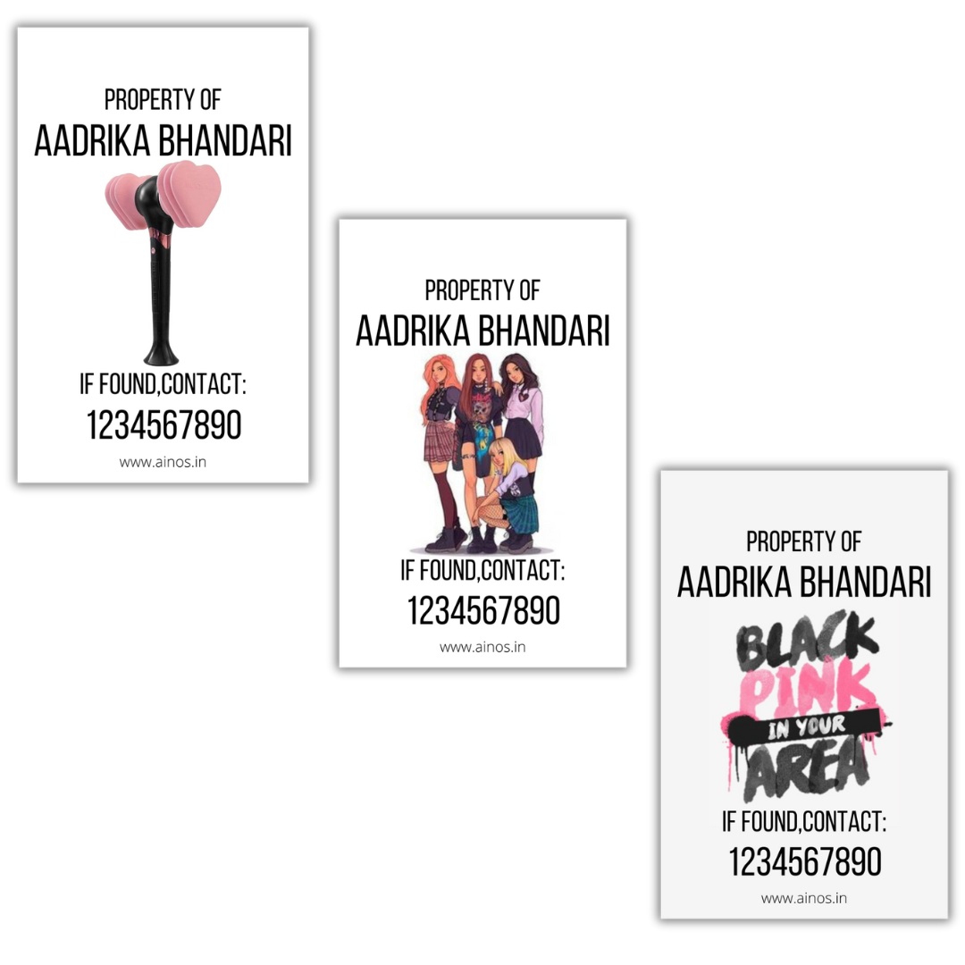 Blackpink Bag Tags – AINOS